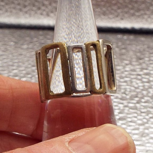 UNIQUE AND BEAUTIFUL | Jewelry | Moderne Various Sized Open Rectangles ...